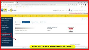 LIC: How to Download LIC Premium paid Statement for the whole year | SR ...