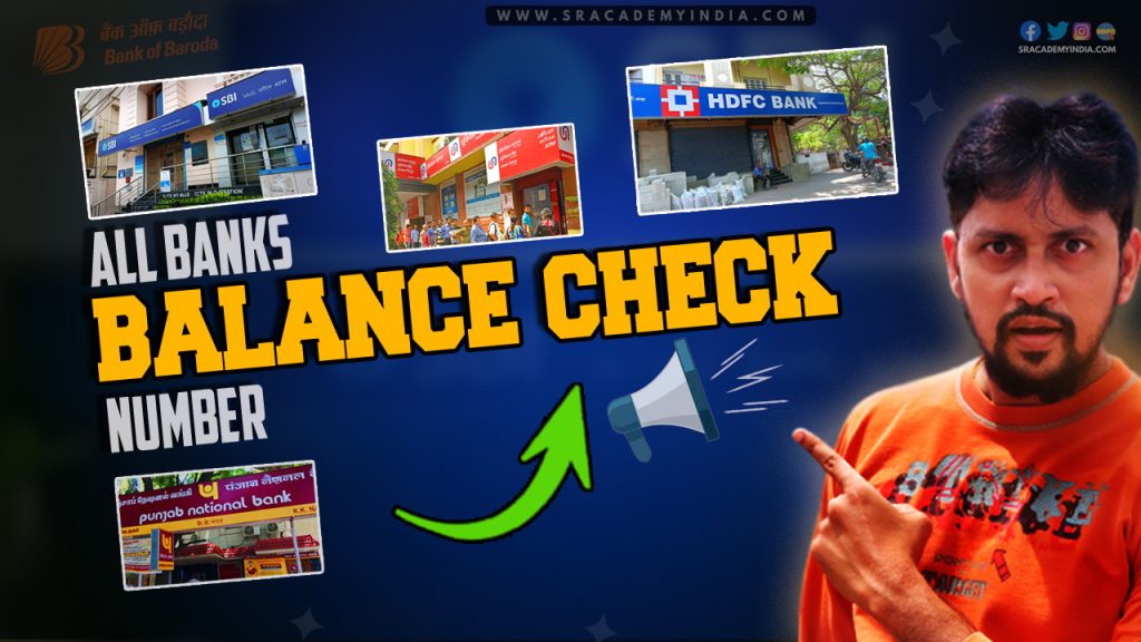 Bank Balance Check Number - SR Academy India | SR Academy India