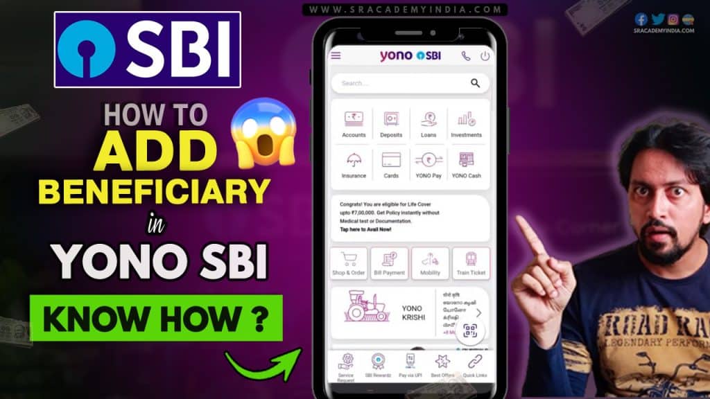 10 Easy Steps on How to Add beneficiary in Yono SBI [2024] | SR Academy India