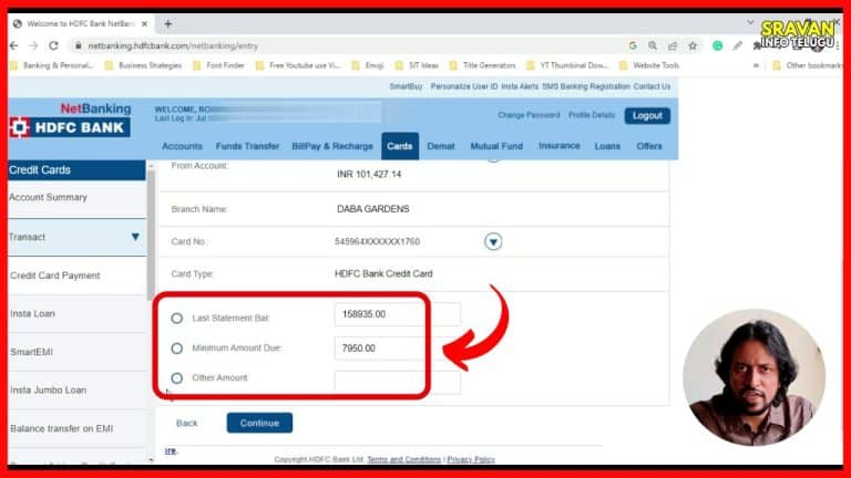 10 Easy Steps on How to Pay the HDFC Credit card bill Online [Internet ...