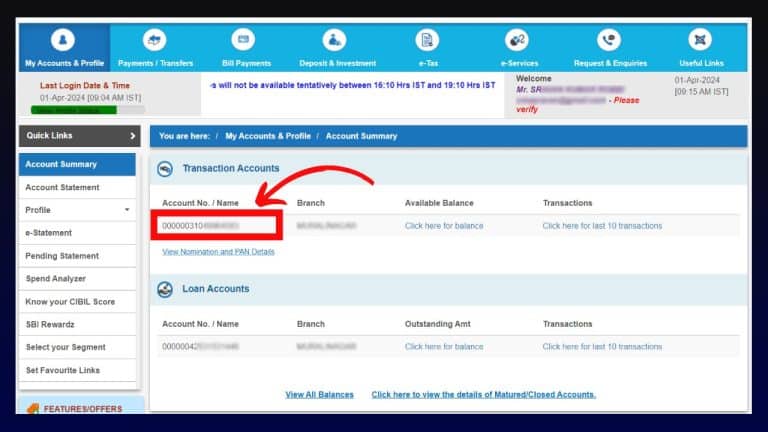 8 Easy Ways on How to Find SBI Account Number | SR Academy India